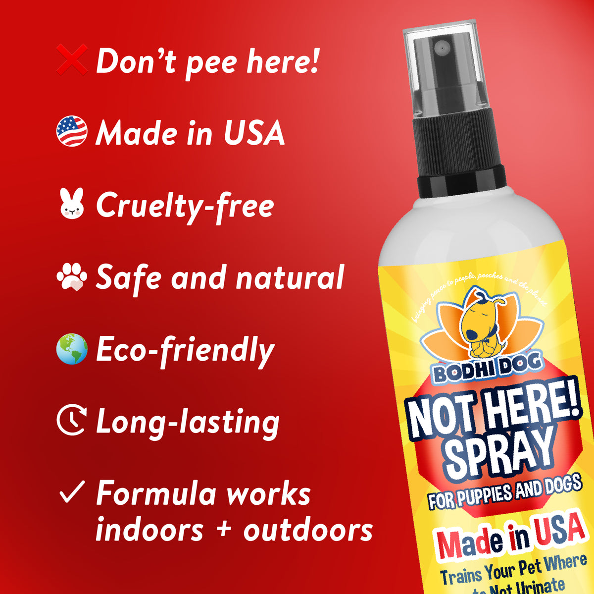 Bodhi Dog Not Here! Spray & Potty Training Spray - Dog Training Correc